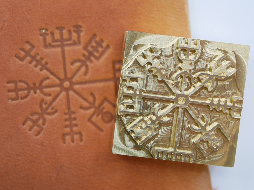 Vegvisir Viking Compass Plate Stamp – TexasLeatherTools